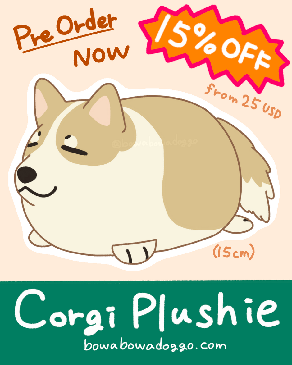 Bowa Bowa Doggo | Cute&Silly Dog Art SHOP